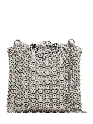 Rabanne 1969 Metal Disc Bag - Silver