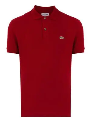 Lacoste Logo Patch Polo Shirt - Red