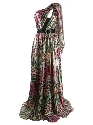 Philipp Plein Jungle Maxi Dress - Pink