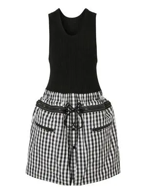 BURBERRY Burberry Gingham Loop-Back Dress