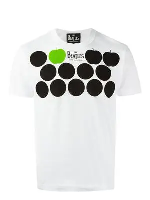Comme Des Garçons Dots Print T-shirt - White