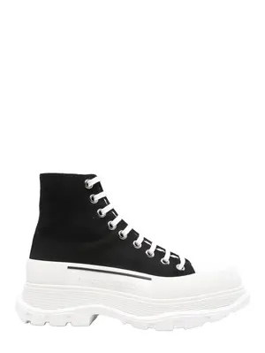 Alexander McQueen Tread Slick Sneakers - Black