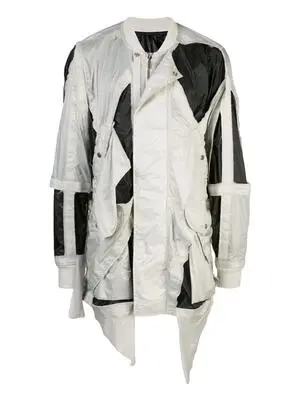 Rick Owens Cut-out Detail Jacket - Grey