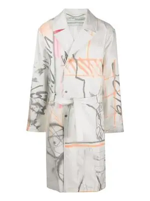 Off-White Futura Trench Coat - White