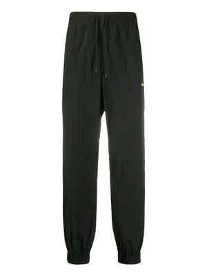 MSGM Neon Logo Track Pants - Black
