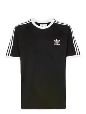 Adidas Embroidered Trefoil Motif T-shirt - Black