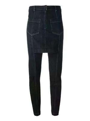 MAISON MARGIELA Slim Fit Skirt Jeans - Blue