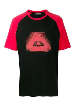Neil Barrett Graphic Print T-shirt - Black
