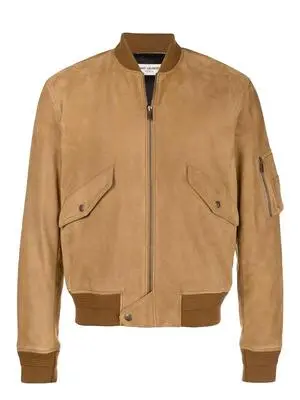 SAINT LAURENT Zipped Bomber Jacket
