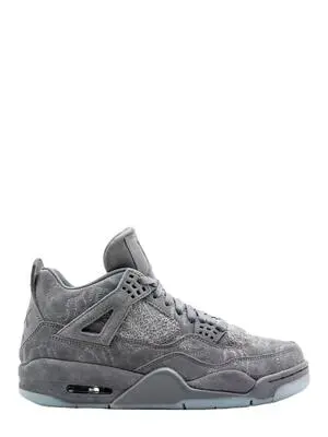 JORDAN X Kaws Air 4 Retro Sneakers - Grey