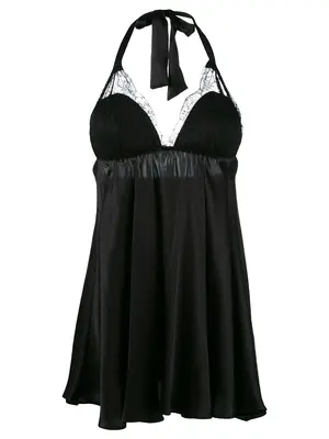 GILDA & PEARL Lovers Of Montparnasse Babydoll Dress - Black