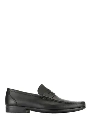 Magnanni Classic Flat Loafers - Black