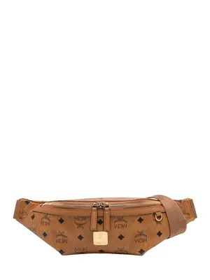 Mcm Fursten Belt Bag - Brown