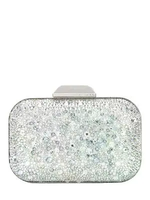 JIMMY CHOO Cloud Clutch Bag - Metallic