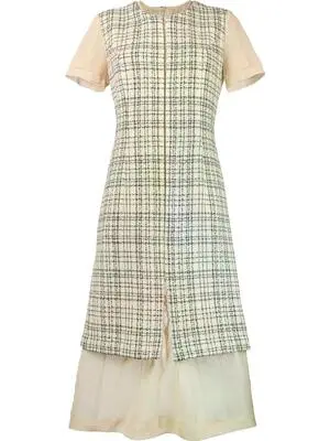 COMME DES GARÇONS Comme Des Garçons 1997 Deconstructed Plaid Dress