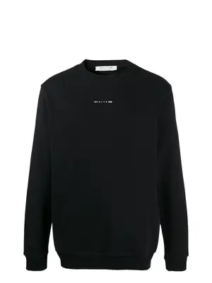 1017 Alyx 9sm Logo Graphic Print Sweatshirt - Black