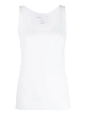 Majestic Filatures Plain Vest Top - White