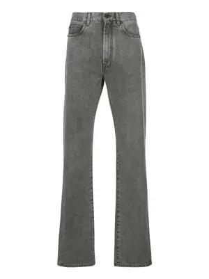 Off-White Faded Straight Jeans - Grey