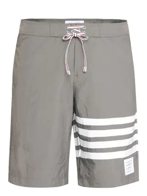 Thom Browne 4-bar Swim Shorts - Grey