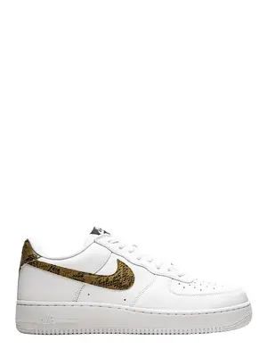 Nike Air Force 1 Low Ivory Snake Sneakers - White