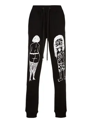 HACULLA. Hotel Couple Track Pants - Black