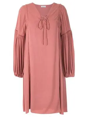 OLYMPIAH Hagia Wide Sleeves Dress - Pink