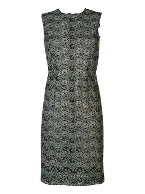 Comme Des Garçons 1990s Sleeveless Lace Dress - Green