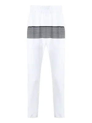AMIR SLAMA Striped Track Trousers - White
