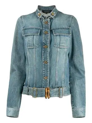GUCCI Cropped Denim Jacket