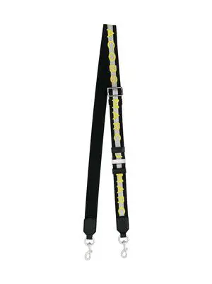 Marc Jacobs The Logo Thin Webbing Strap - Black