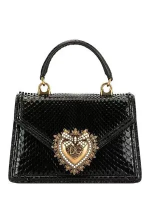 DOLCE & GABBANA Dolce & Gabbana Small Devotion Top-Handle Bag