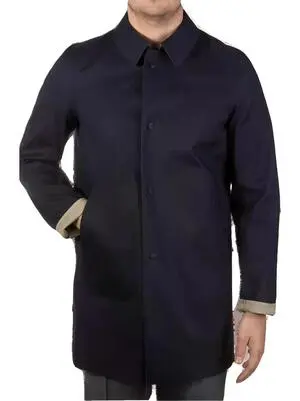 Herno Single-breasted Coat - Blue