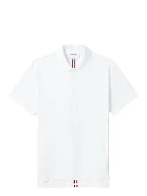 Thom Browne Back-stripe Polo Shirt - White