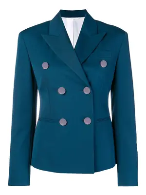 Calvin Klein Peaked Lapel Blazer - Blue