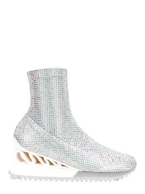 LE SILLA Queen Burma Sneaker Boots - Silver