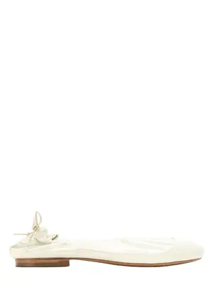STUDIO CHOFAKIAN Leather Ballerinas - White