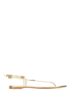 GIANVITO ROSSI Ankle Strap Flat Sandals