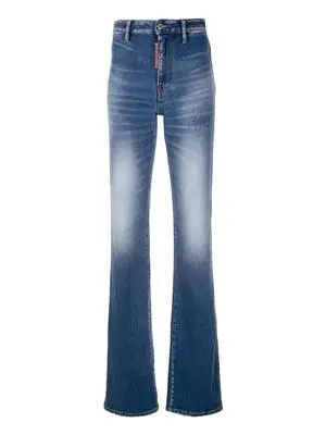 Dsquared2 High-waist Flared Jeans - Blue