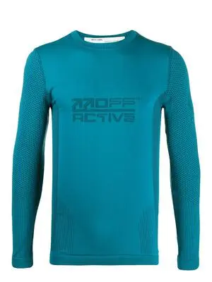 Off-White Active Running Top - Blue