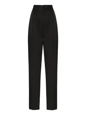 AMBUSH High-waist Straight-leg Trousers - Black