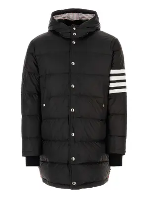 Thom Browne 4-bar Padded Coat - Black