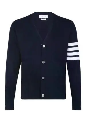 Thom Browne 4-bar Cashmere Cardigan - Blue