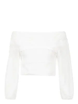 OLYMPIAH Panelled Cropped Top