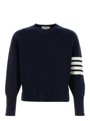 Thom Browne 4-bar Cashmere Jumper - Blue