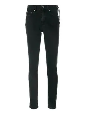 Alexander McQueen Laced Harvey Slim-cut Jeans - Black