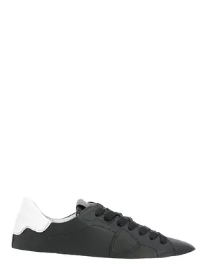 Philippe Model Side Logo Patch Sneakers - Black