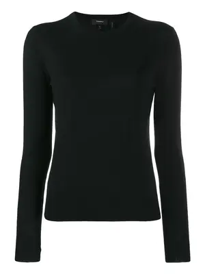 Theory Crew Neck Pullover - Black