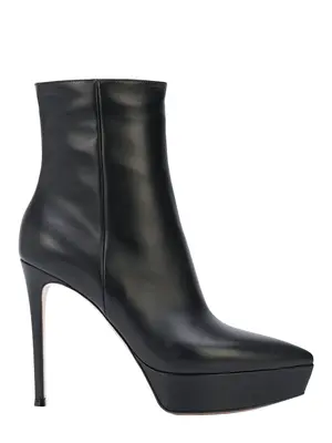 GIANVITO ROSSI Dasha 115mm Platform Booties - Black