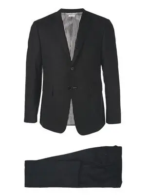 Thom Browne Super 120s Wool Twill Suit - Black