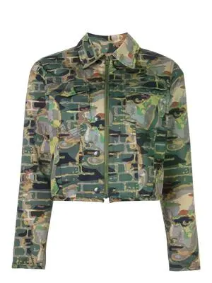 Jean Paul Gaultier Camouflage Cotton Jacket - Multicolour